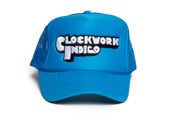 CLOCKWORK INDIGO TRUCKER CAP. – The Glorious Dead